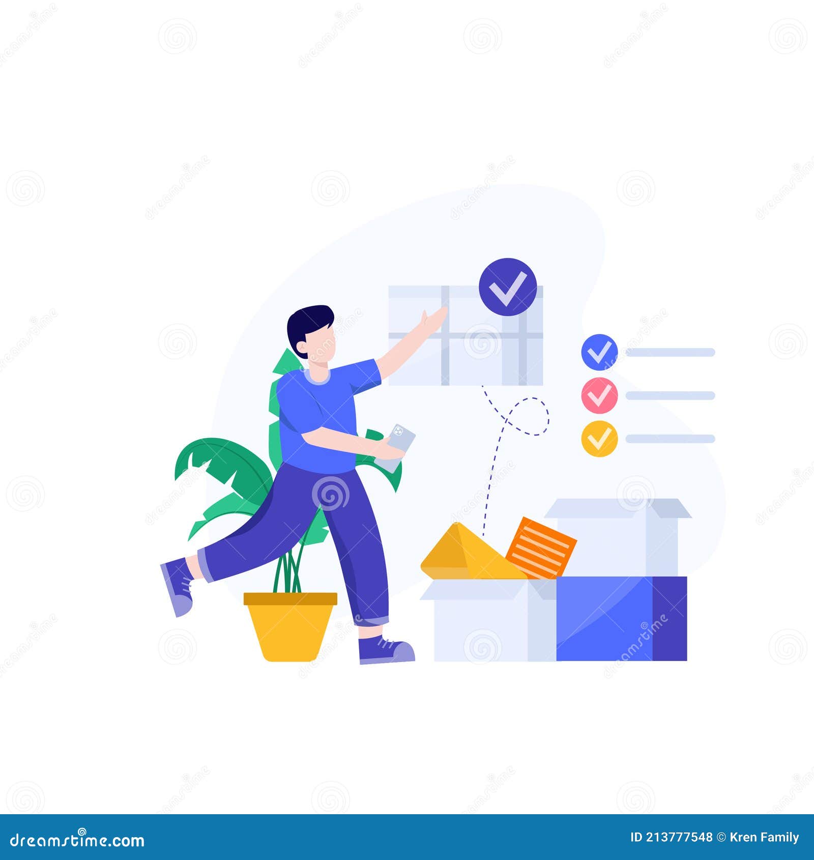 Order Complete Conceptual Design Ilustration Vector Stock Vector ...