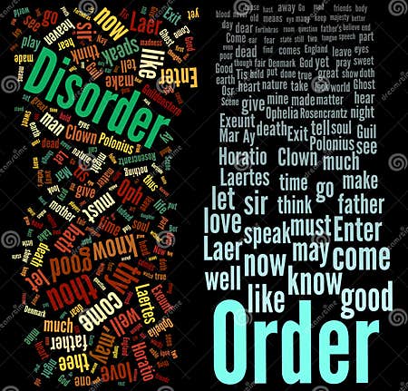 Order and Disorder stock vector. Illustration of disorder - 17502723