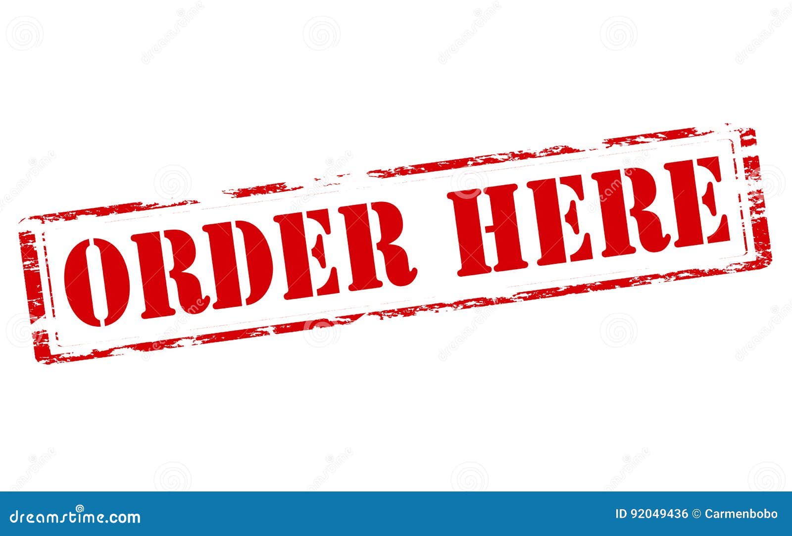 Order here stock illustration. Illustration of concept - 92049436