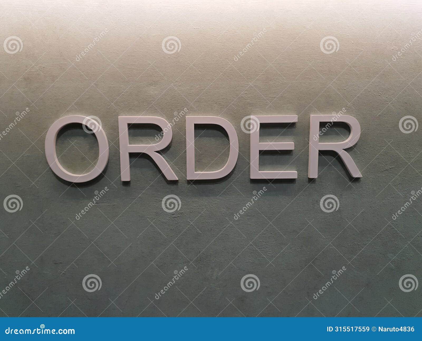 Order signage stock image. Image of business, finance - 315517559