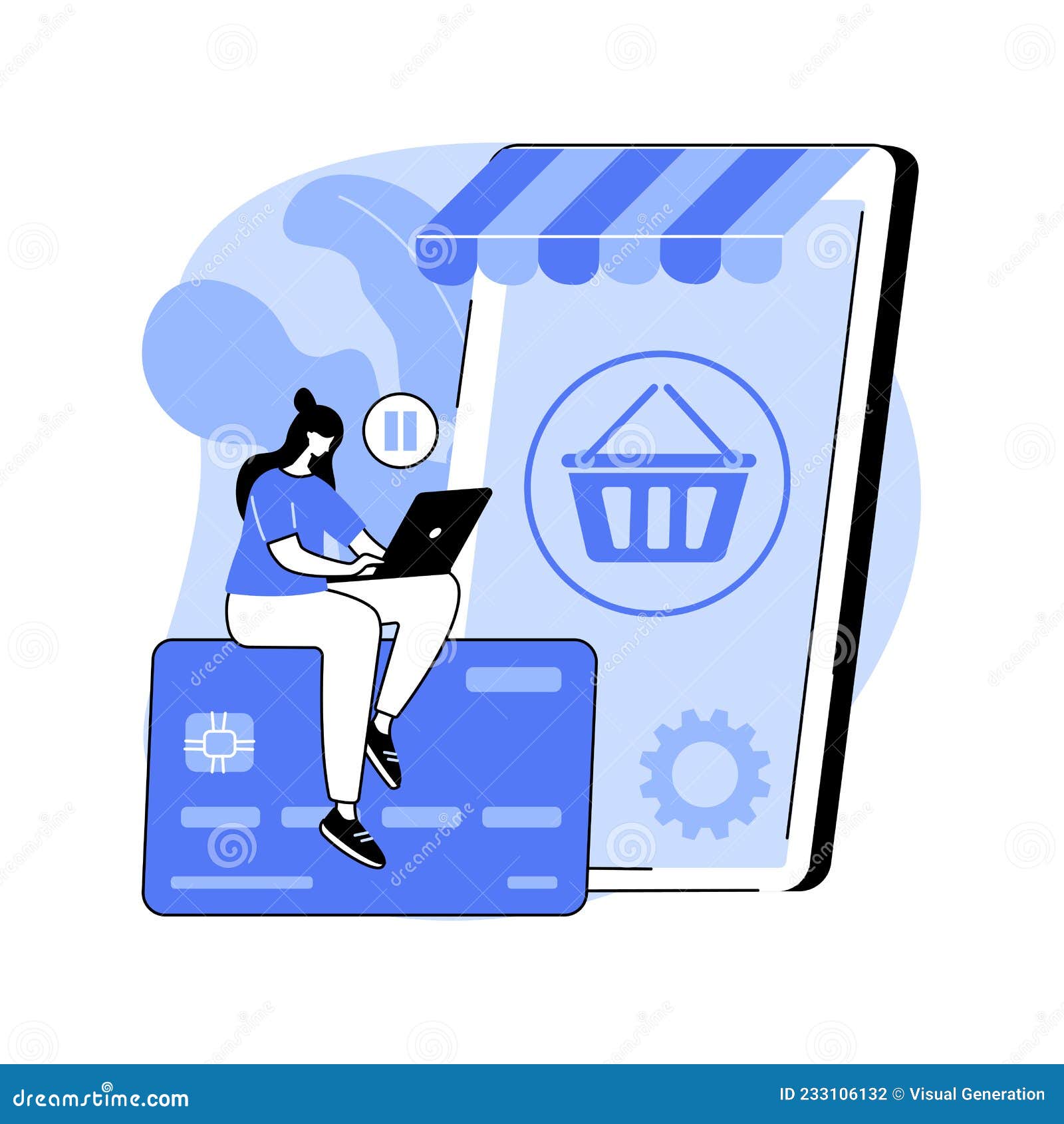 Order on Hold Abstract Concept Vector Illustration. Stock Vector ...