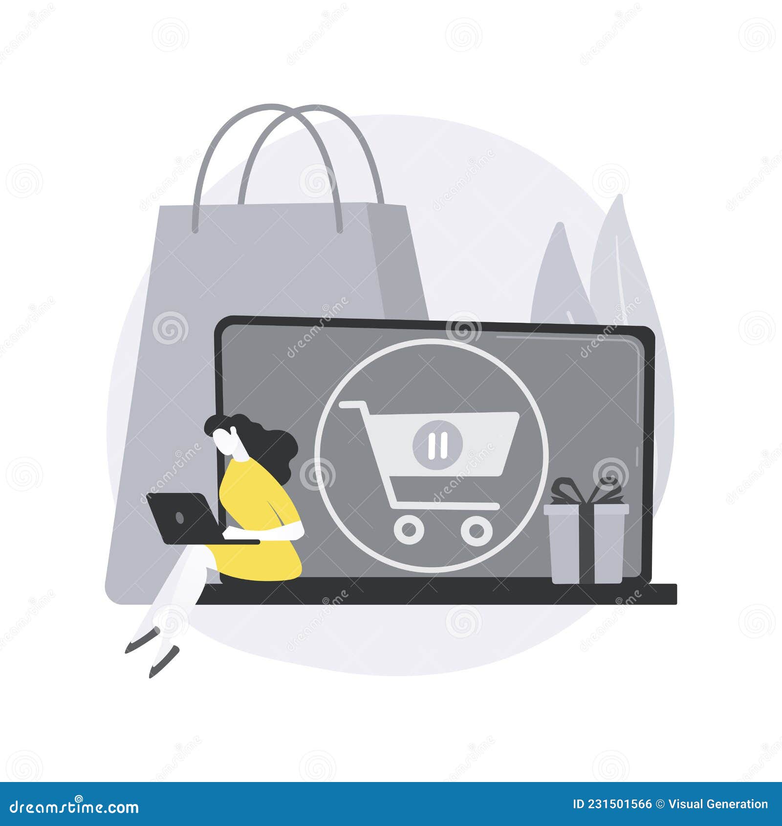 Order on Hold Abstract Concept Vector Illustration. Stock Vector ...