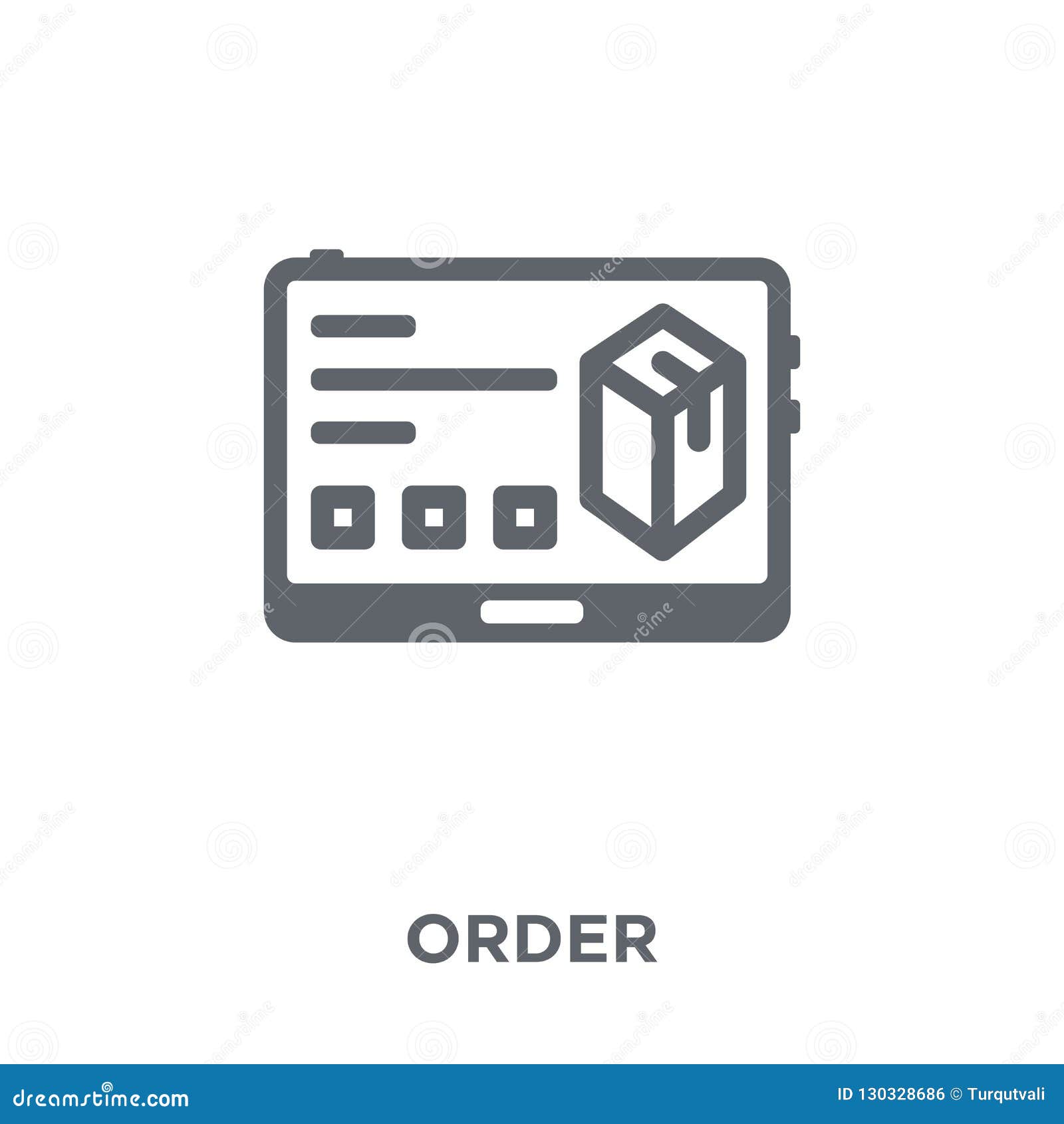 Order Icon from Delivery and Logistic Collection. Stock Vector ...