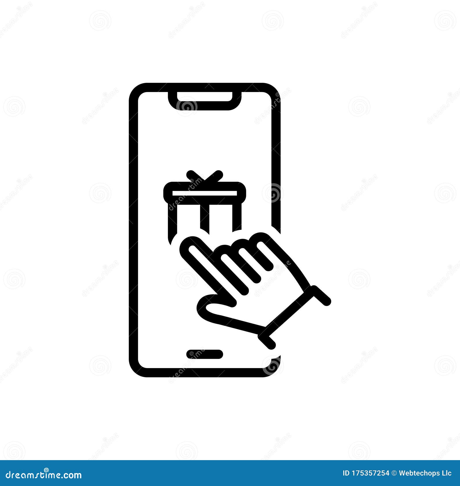 Black Line Icon for Order, Online and Register Stock Vector ...