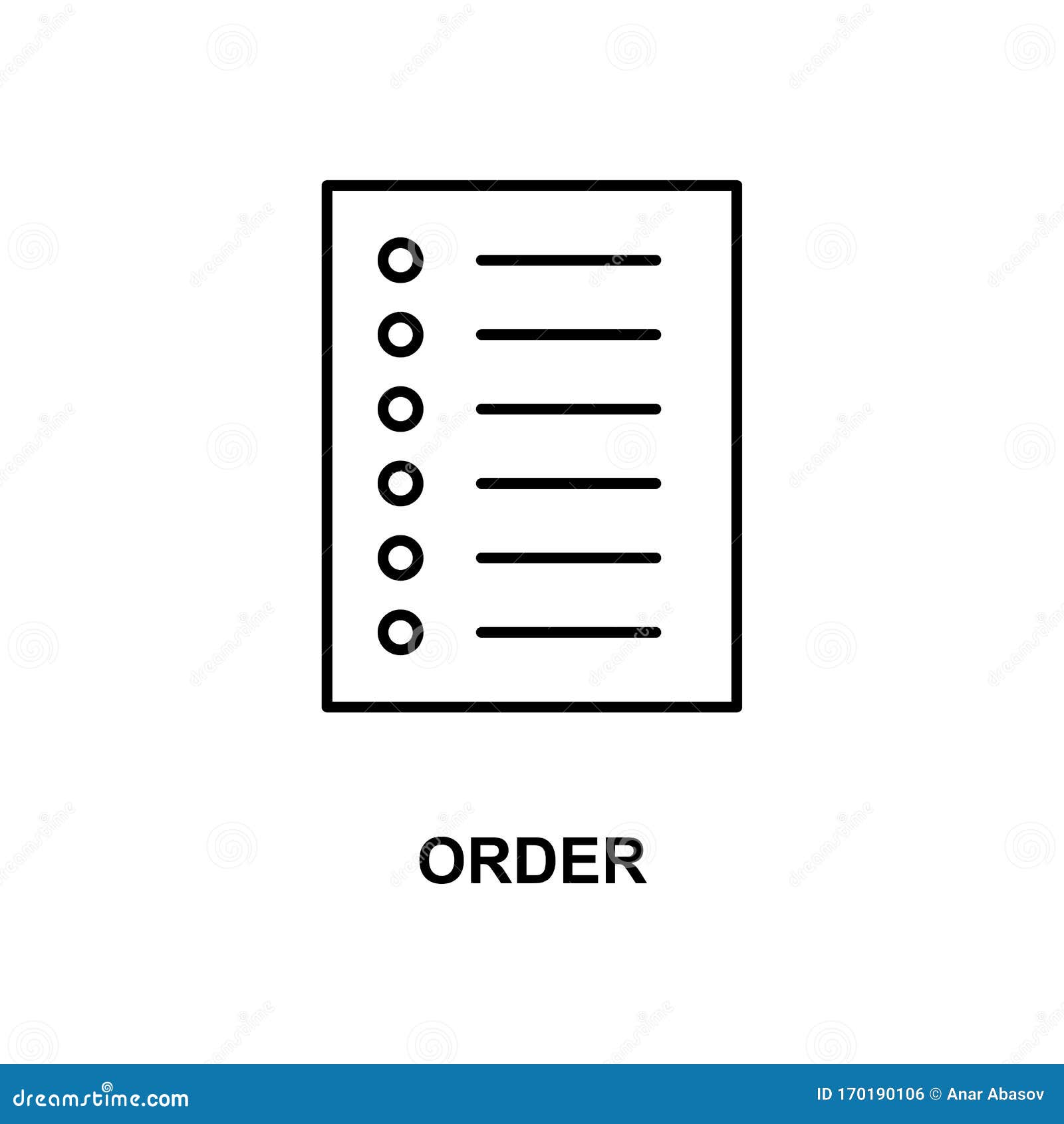 Order List Icon