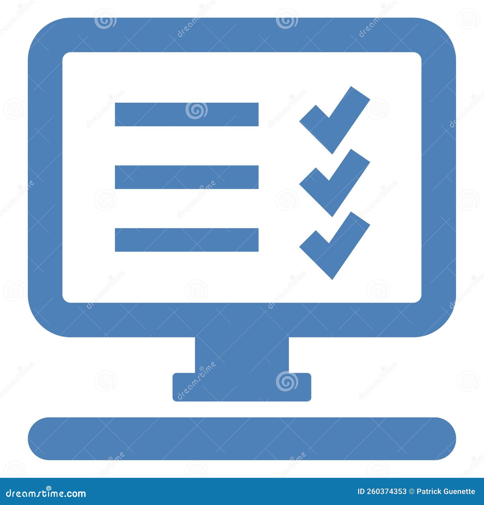 Order, List, Input Order Outline Icon Vector Illustration ...