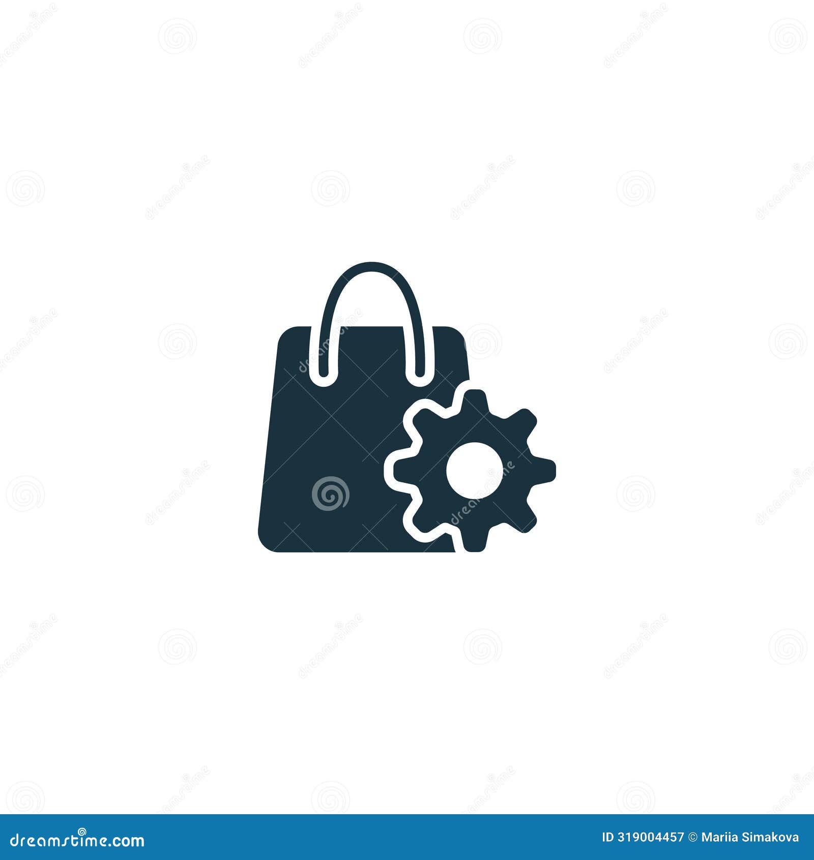 Order Management Icon. Monochrome Simple Virtual Assistant Icon for ...