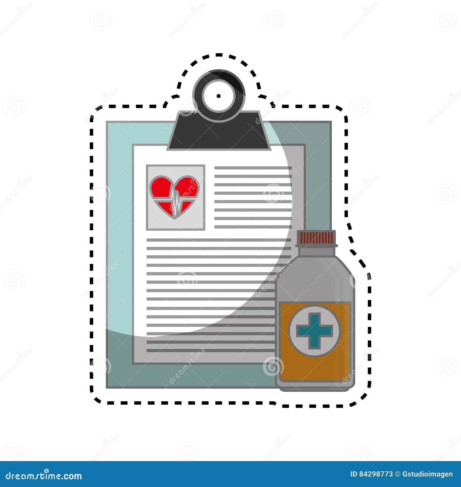 Order Medical Isolated Icon Stock Illustration - Illustration of ...
