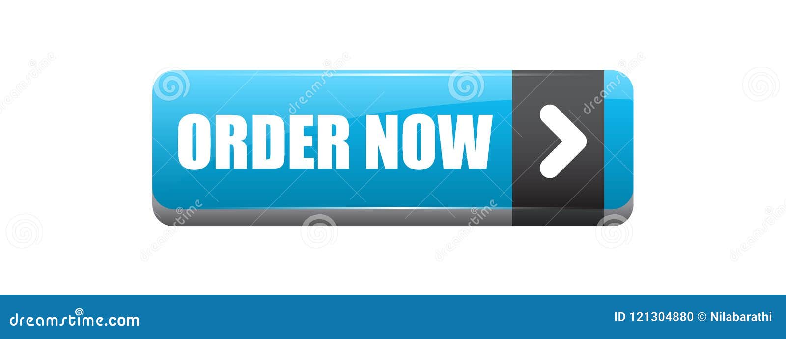 Order now button blue stock illustration. Illustration of select ...