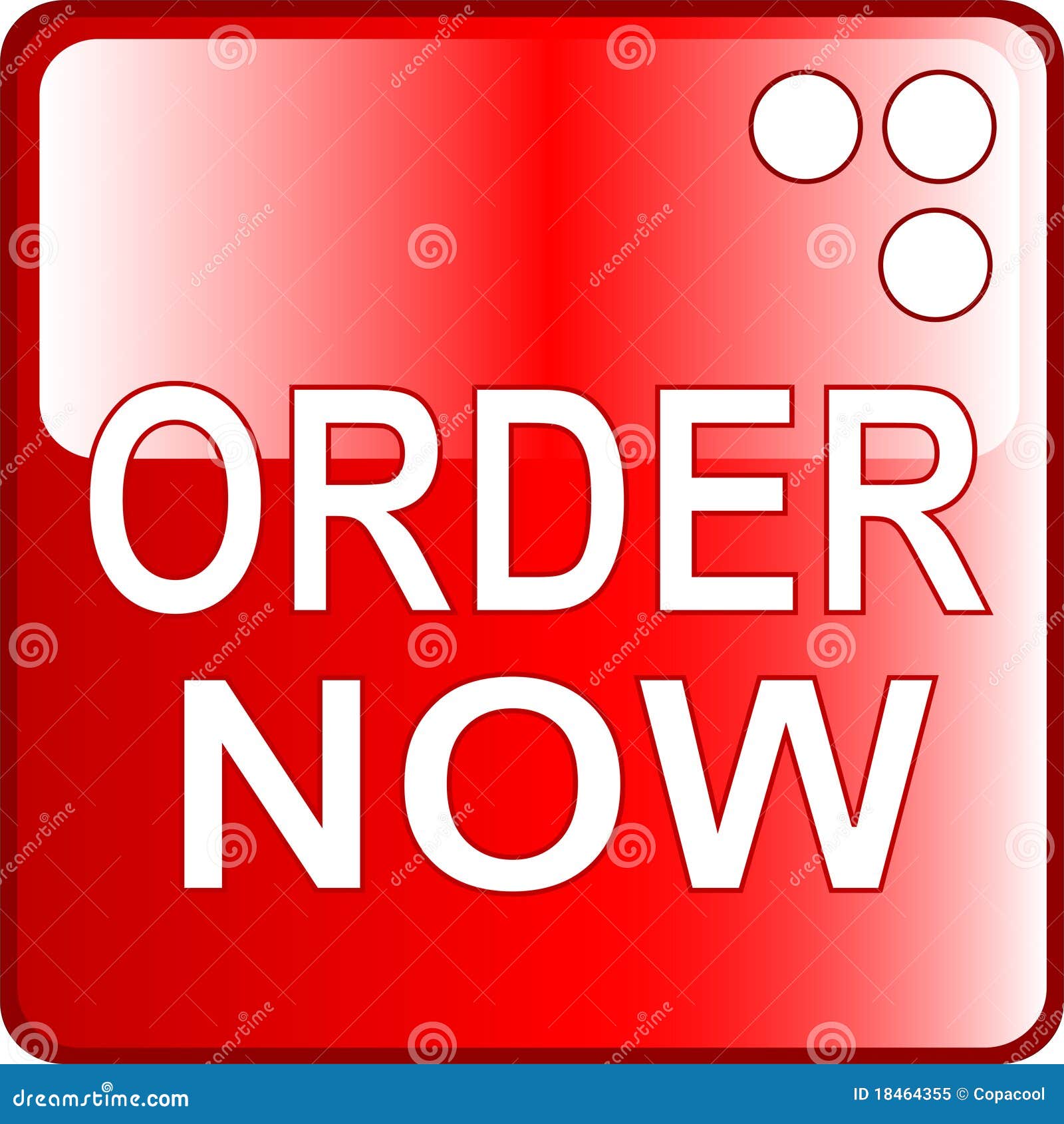 ORDER NOW red Web Button stock vector. Illustration of shopping - 18464355