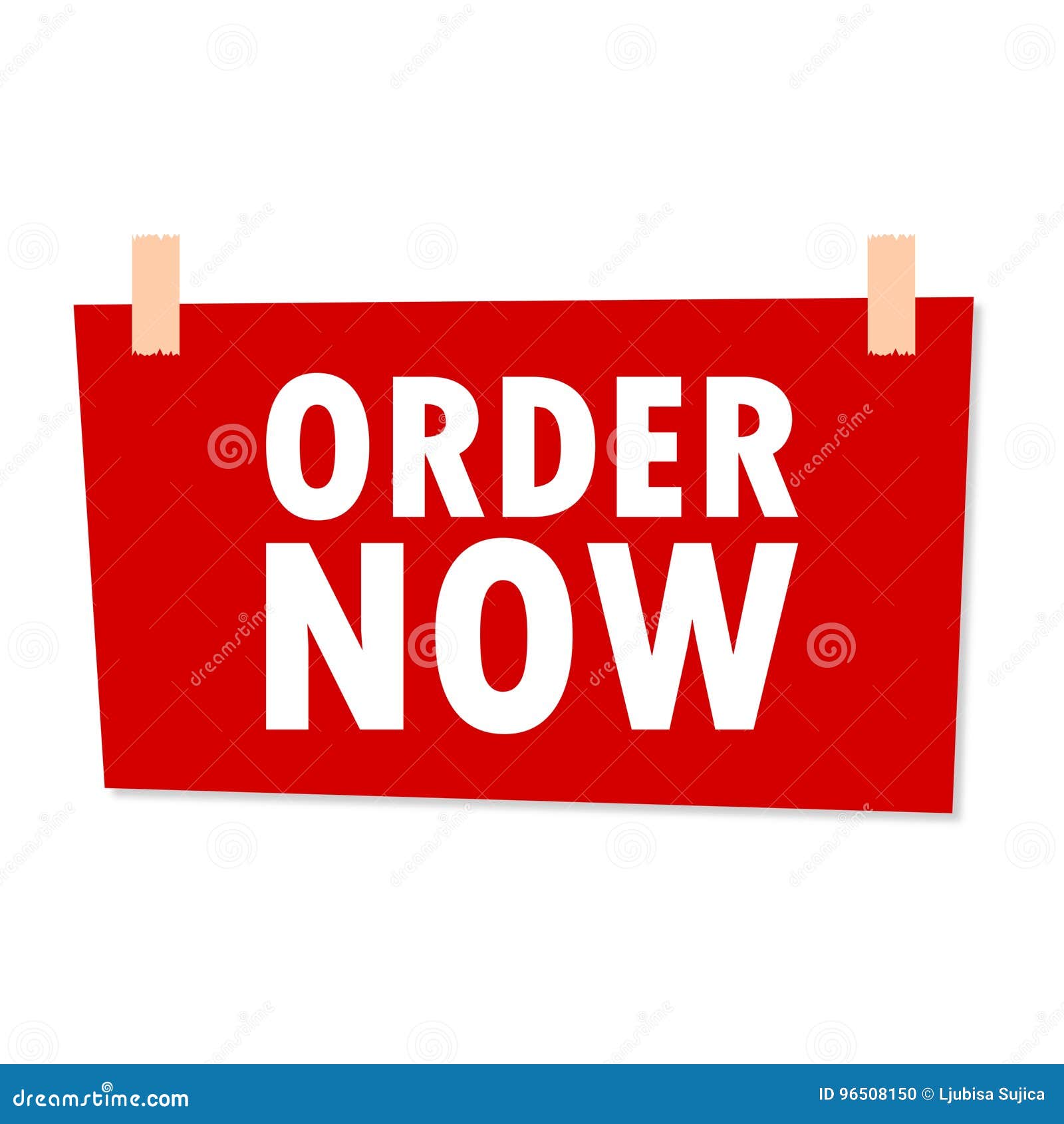 Order Now Sign - Illustration Stock Vector - Illustration of ...