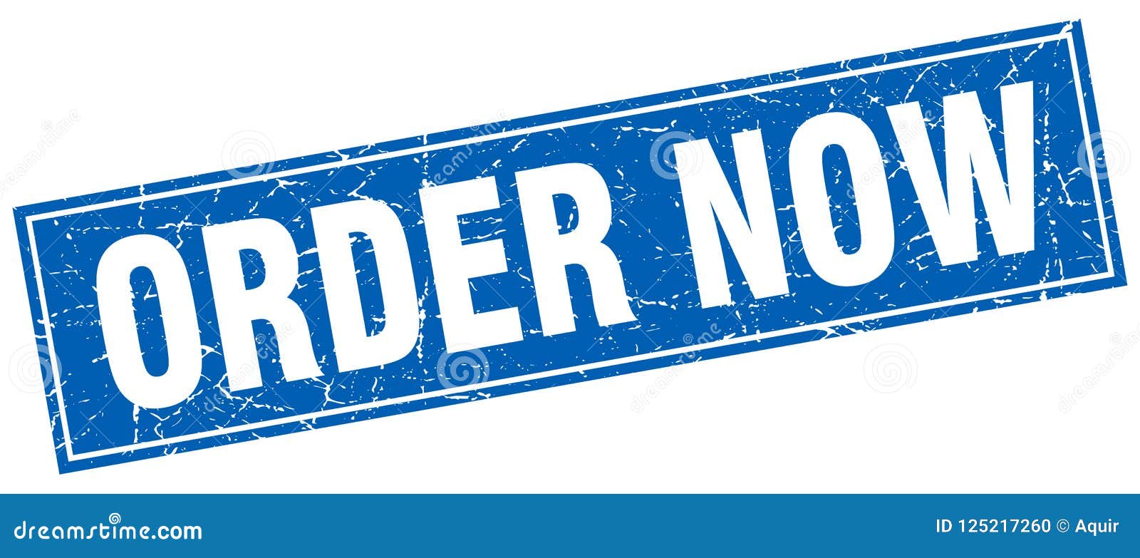 Order now stamp stock vector. Illustration of blue, order - 125217260