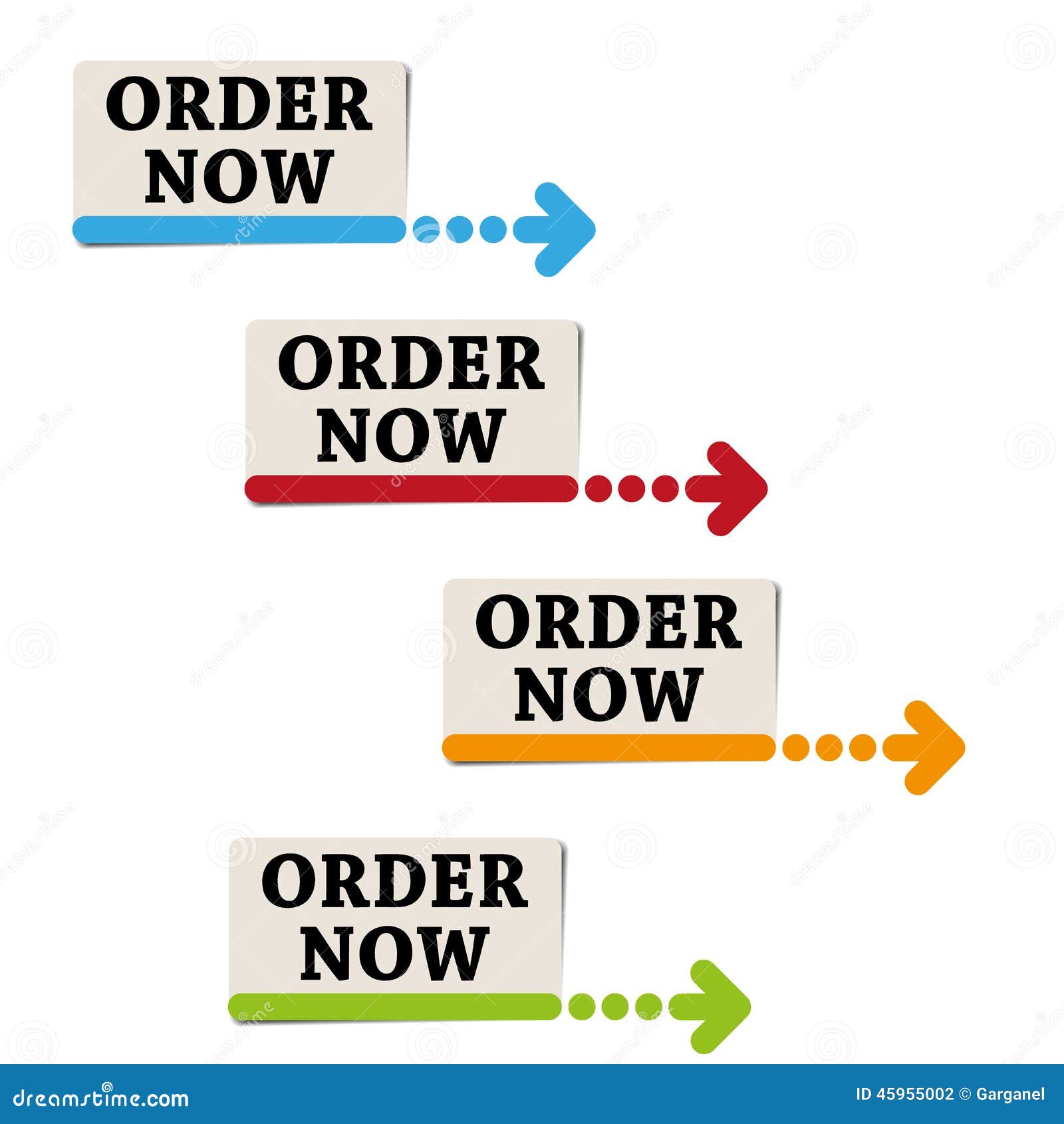 Order Now Stickers and Labels Stock Vector - Illustration of icons ...