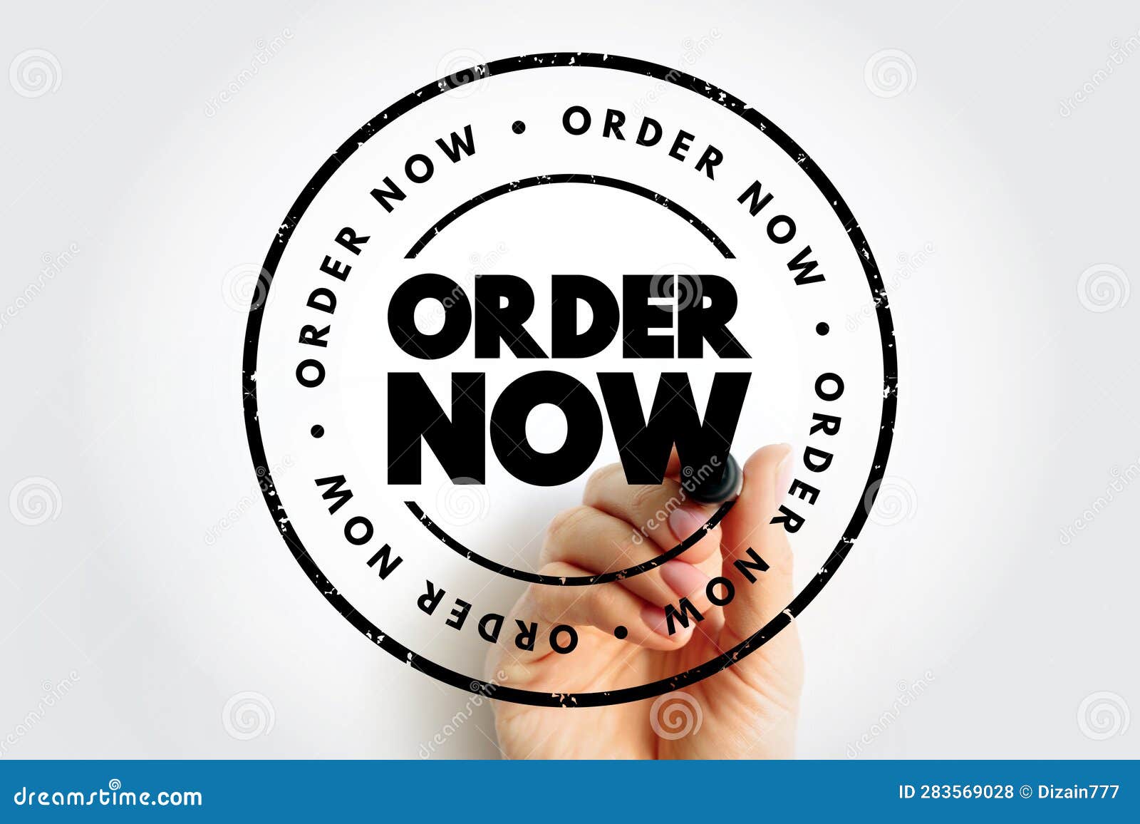Order Now Text Stamp, Concept Background Stock Photo - Image of ...
