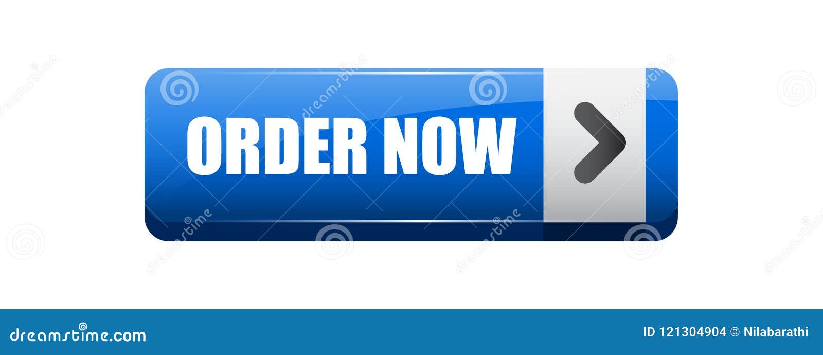 Order now button blue stock illustration. Illustration of background ...