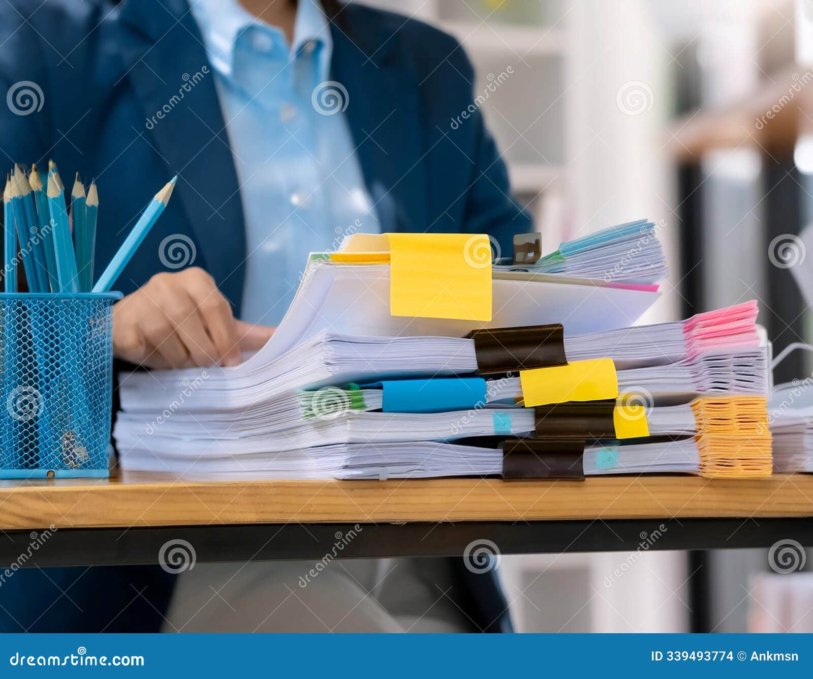 Order and Organization Featuring Elements Like Organized Documents ...