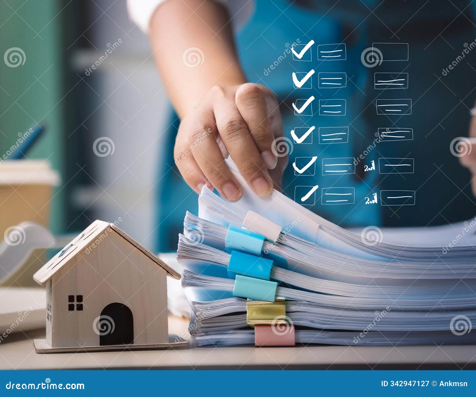 Order and Organization Featuring Elements Like Organized Documents ...