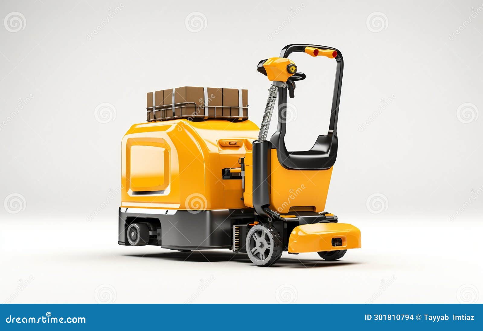Order Picker Isolated on Transparent Background. Stock Illustration ...