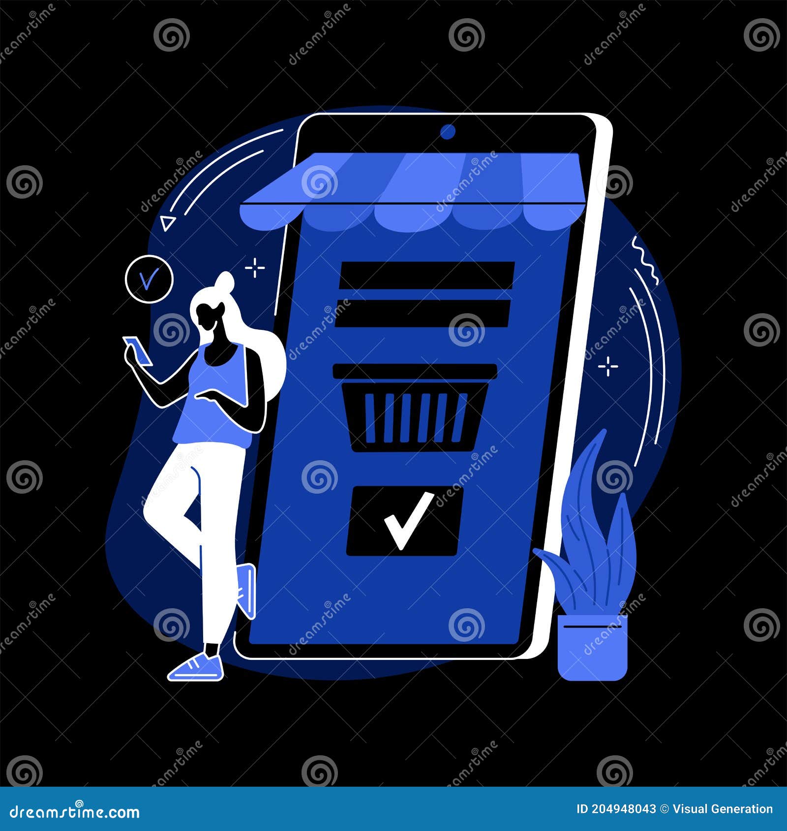 Order Placed, Confirmed Transaction Vector Icon. Checklist And Check ... Order Placed, Confirmed Transaction Vector Icon. Checklist And Check ...