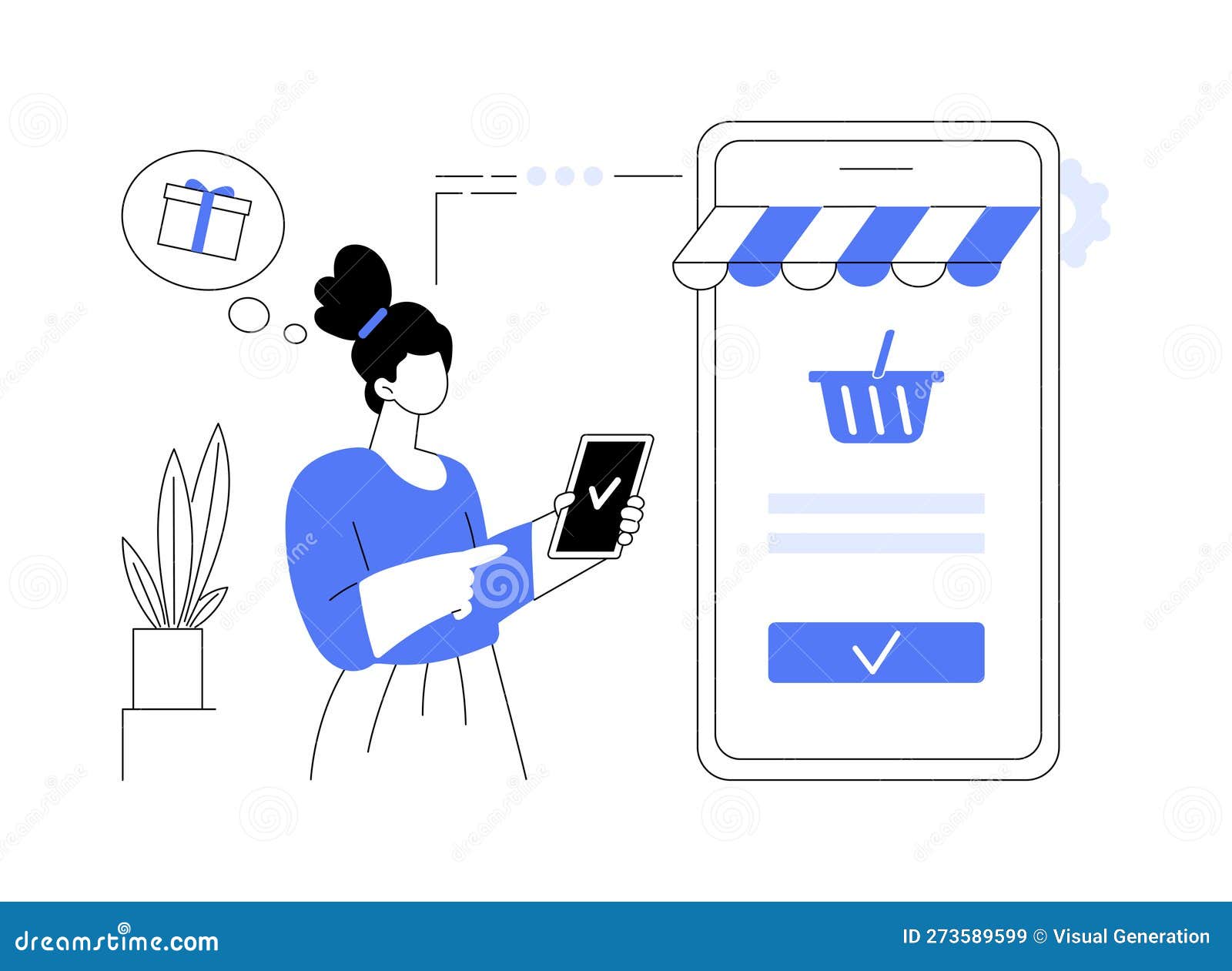 E2E E-commerce Model. Integration Between Of Digitaal Computer System Cartoon Vector ...