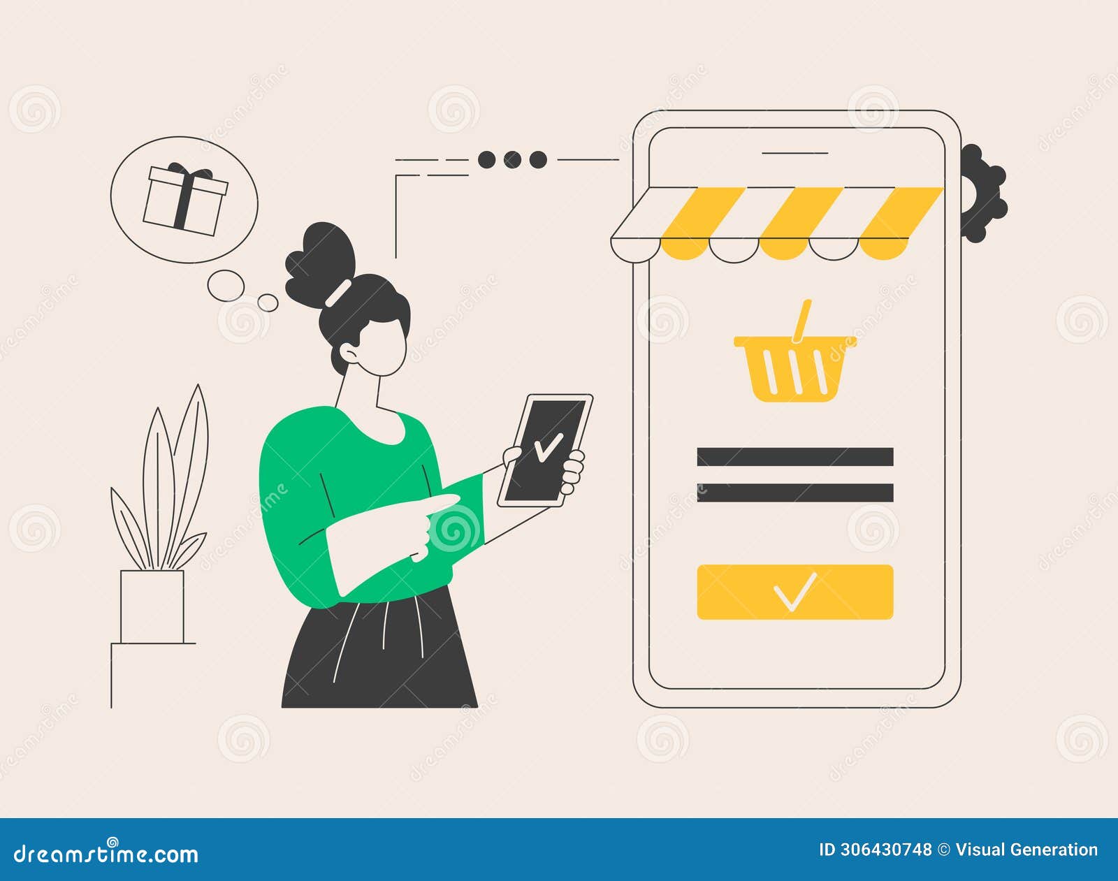 Order Placed, Confirmed Transaction Vector Icon. Checklist And Check ...