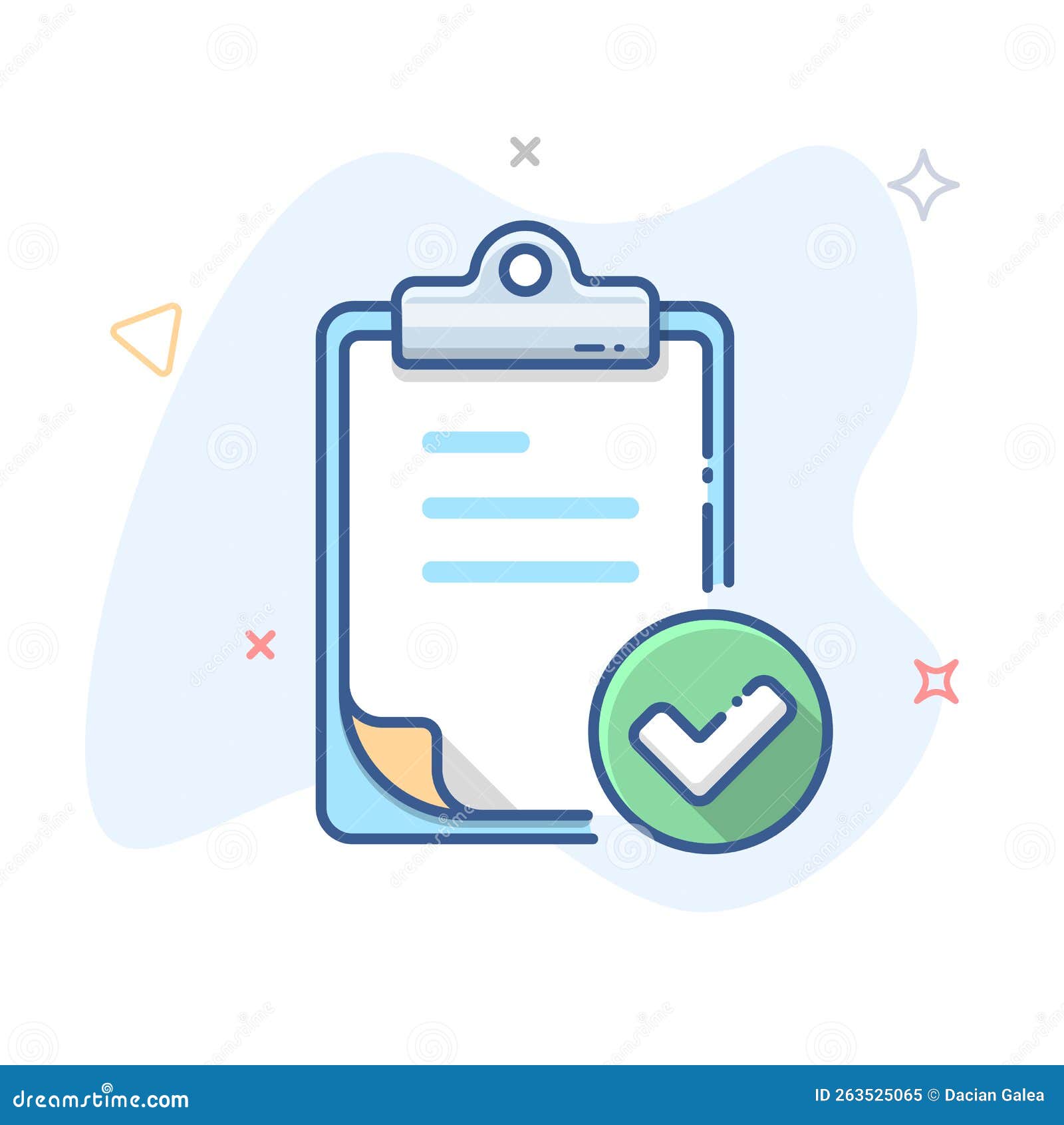 Order Placed, Confirmed Transaction Vector Icon. Checklist and Check ...