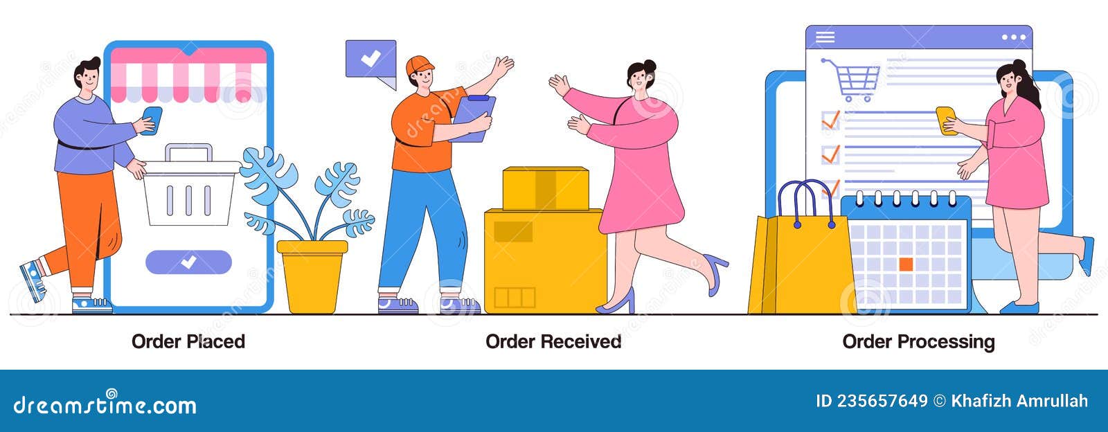 Order Placed, Confirmed Transaction Vector Icon. Checklist And Check ... Order Placed, Confirmed Transaction Vector Icon. Checklist And Check ...
