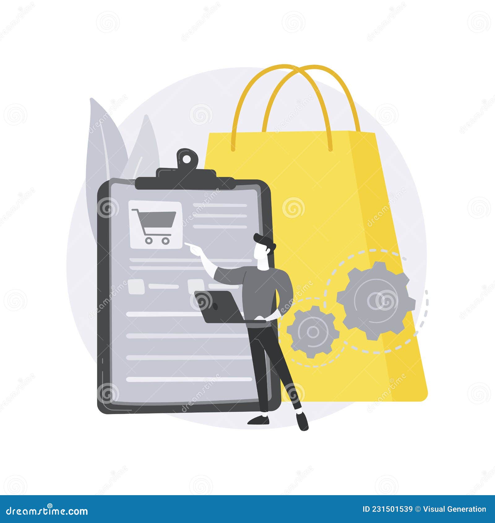 Order Processing Abstract Concept Vector Illustration. Stock Vector ...