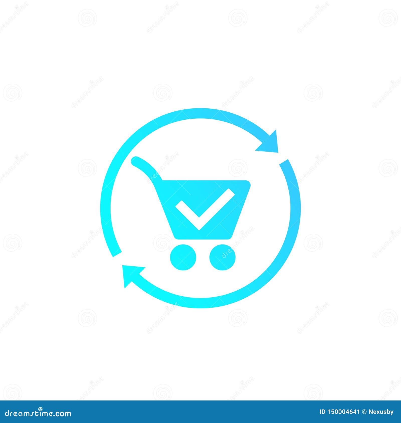 Order processing icon stock vector. Illustration of check - 150004641