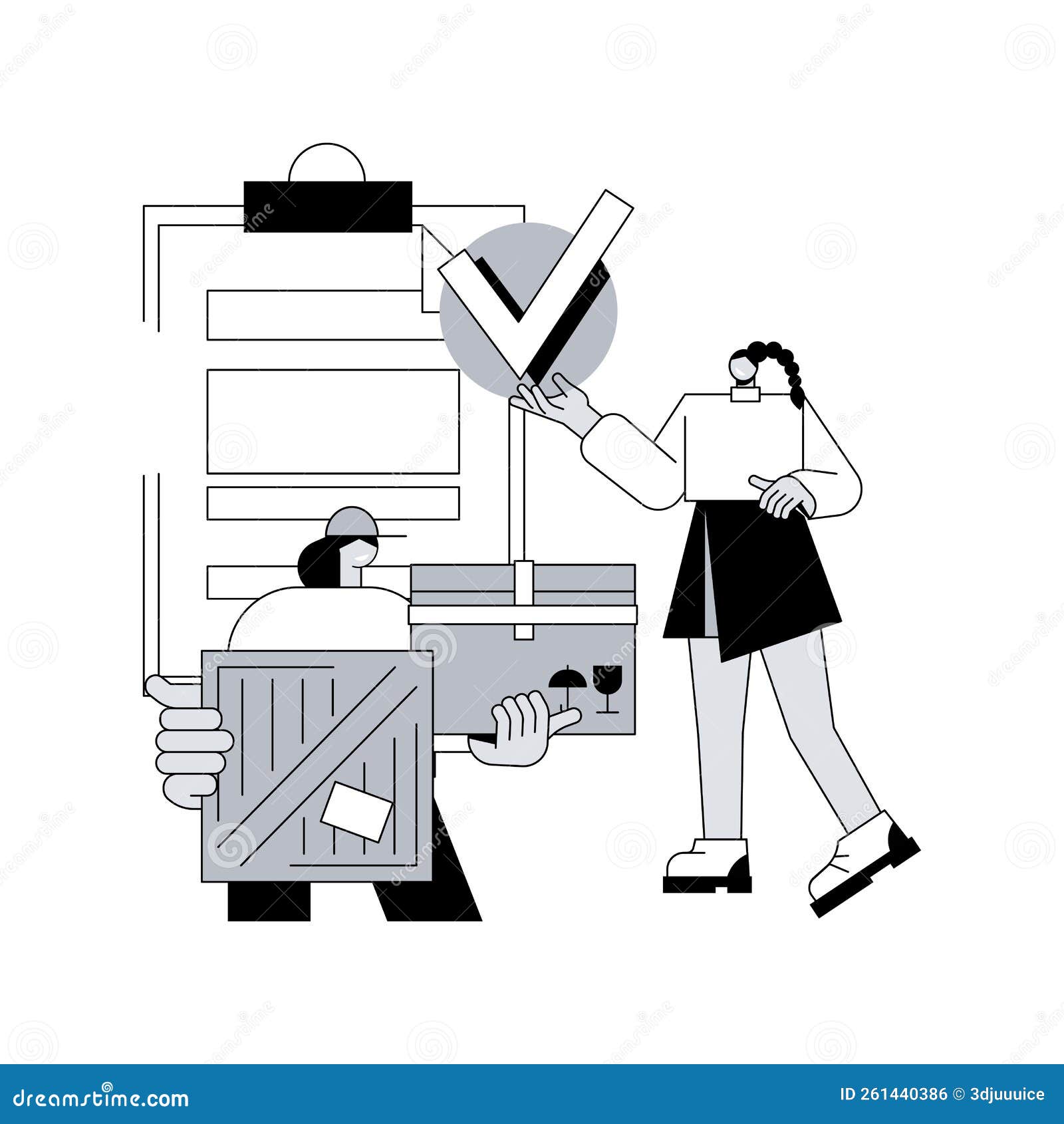 Order Received Abstract Concept Vector Illustration. Stock Vector ...