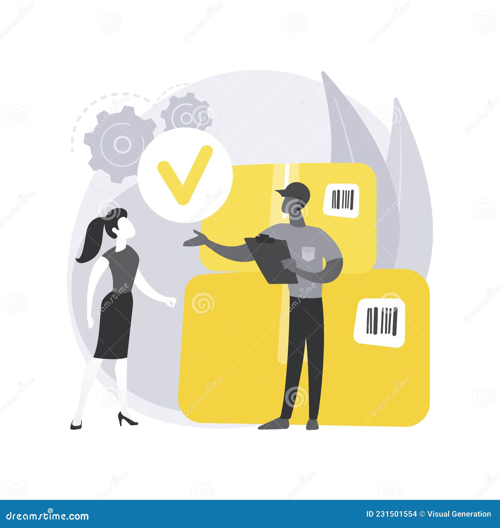 Order Received Abstract Concept Vector Illustration. Stock Vector ...