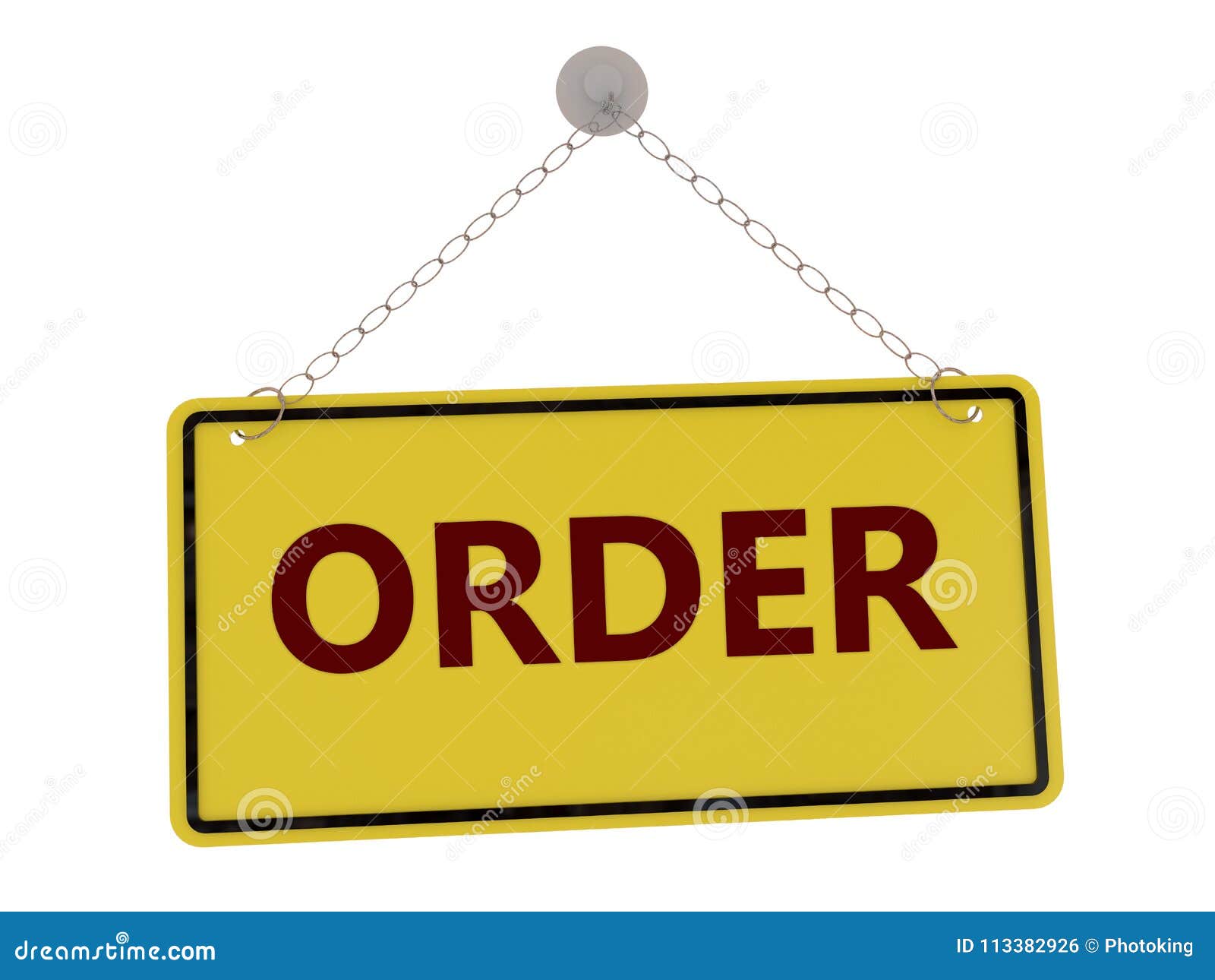 Order sign stock illustration. Illustration of retail - 113382926