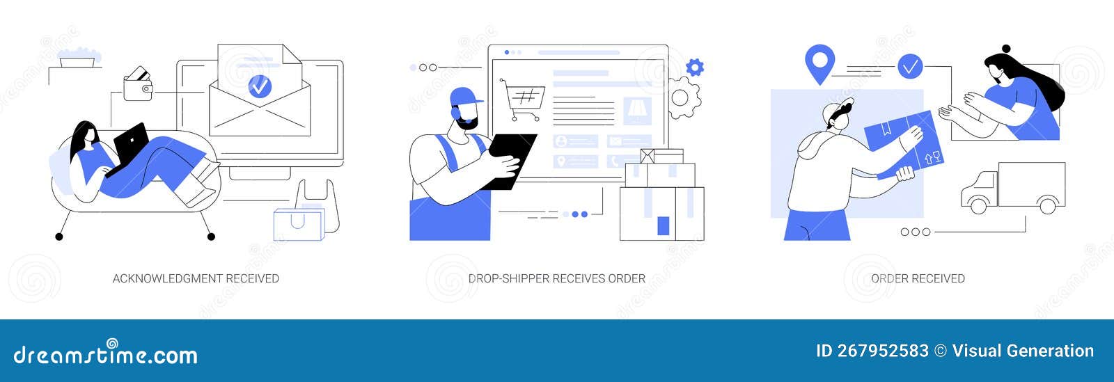 Order Status Rubber Stamp Vector Illustration | CartoonDealer.com #90058184