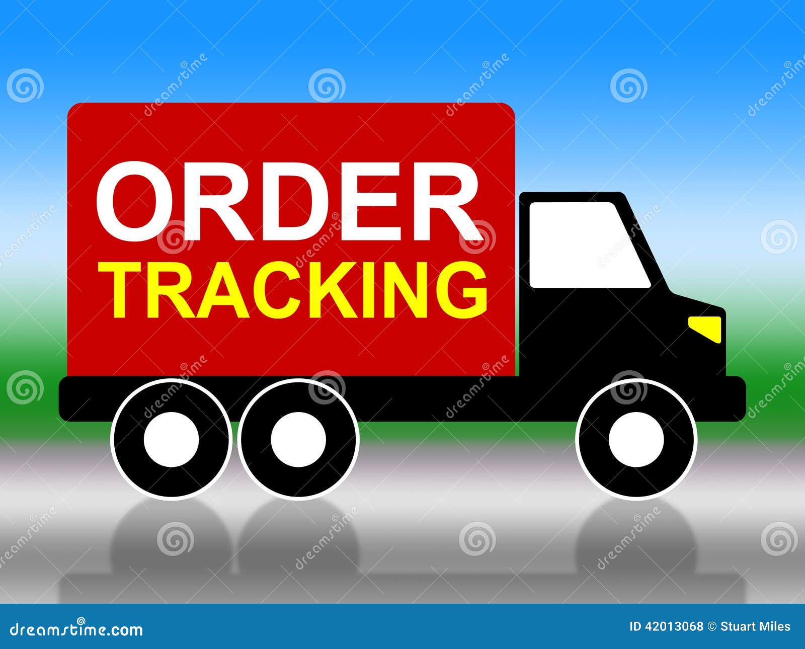 Order Tracking Indicates Logistic Delivery and Moving Stock ...