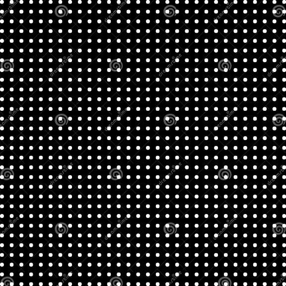 Ordered Dot Structure, Seamless Pattern, White on Black, Vector Stock Vector - Illustration of ...