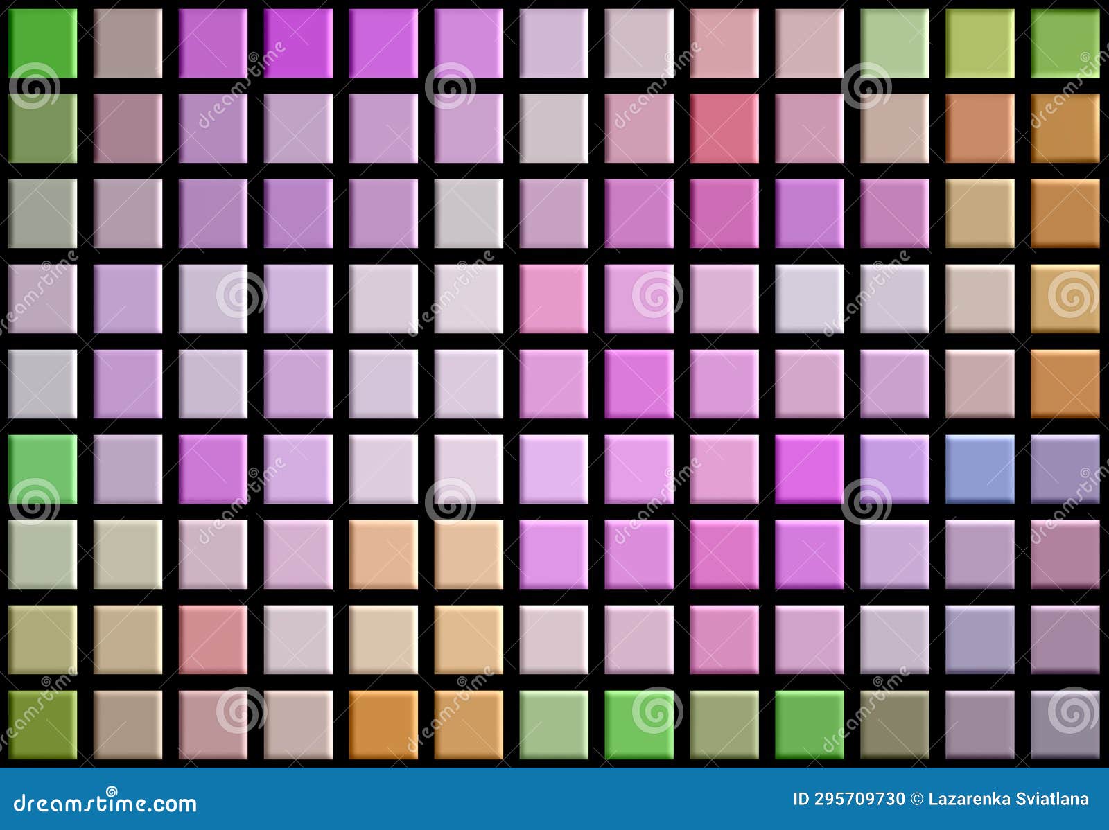 Ordered Multi-colored Tile Squares on a Black Background Stock Photo ...