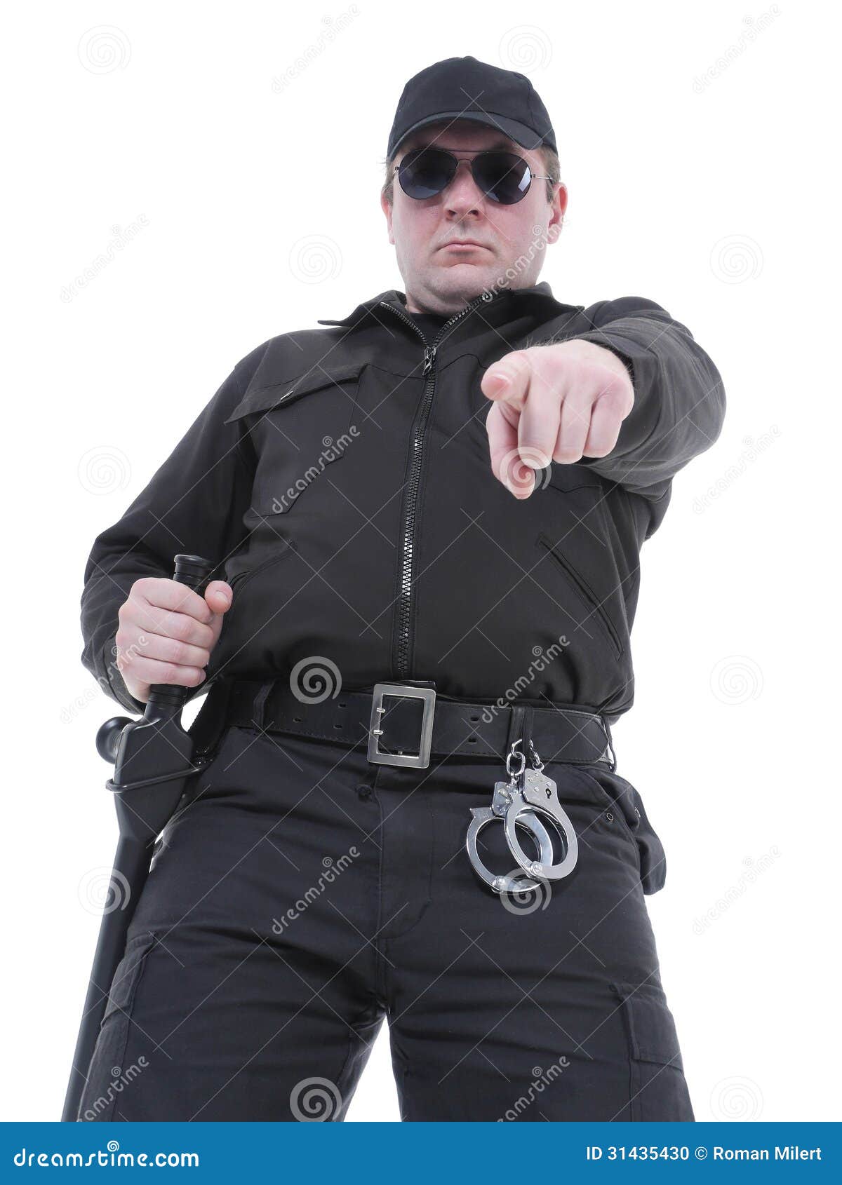 Ordering policeman stock photo. Image of behest, policeman - 31435430
