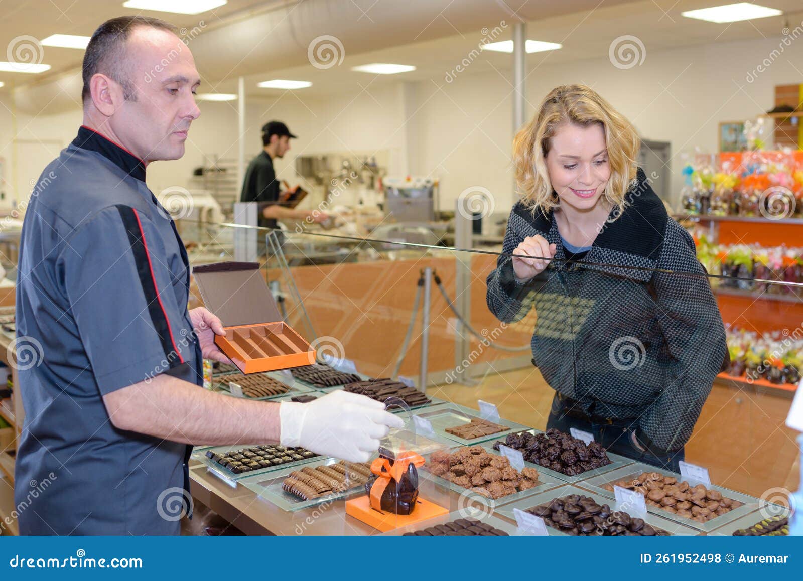They ordering chocolate stock photo. Image of chocolate - 261952498