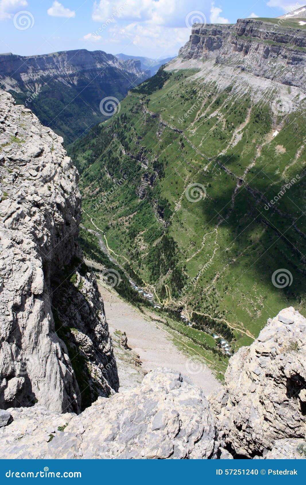 Ordesa valley stock photo. Image of ordesa, range, aragon - 57251240