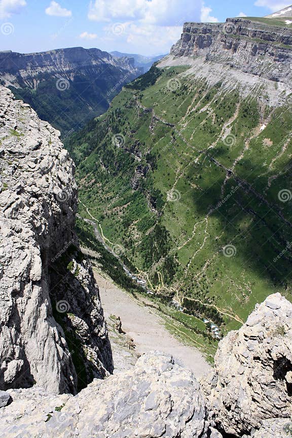 Ordesa valley stock photo. Image of ordesa, range, aragon - 57251240