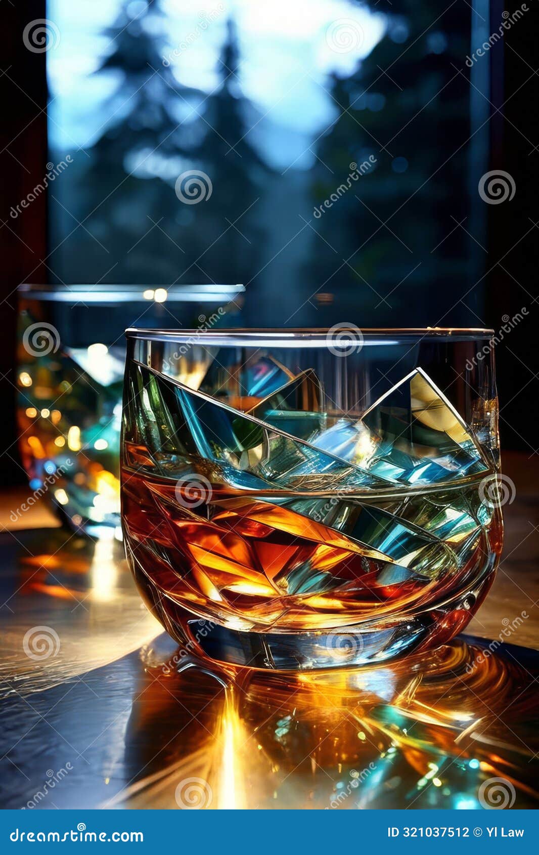 Ordinary Incandescent Light Bulb Stands on a Chip and Burns at Night ...