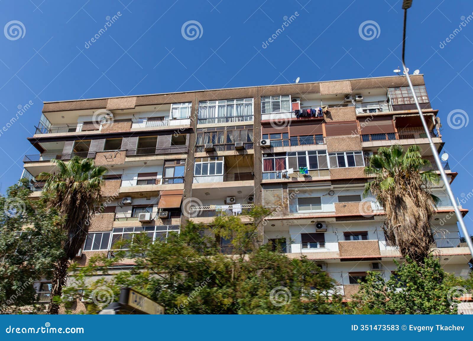 Ordinary Multi Storey Residential Building in the Center of Damascus ...