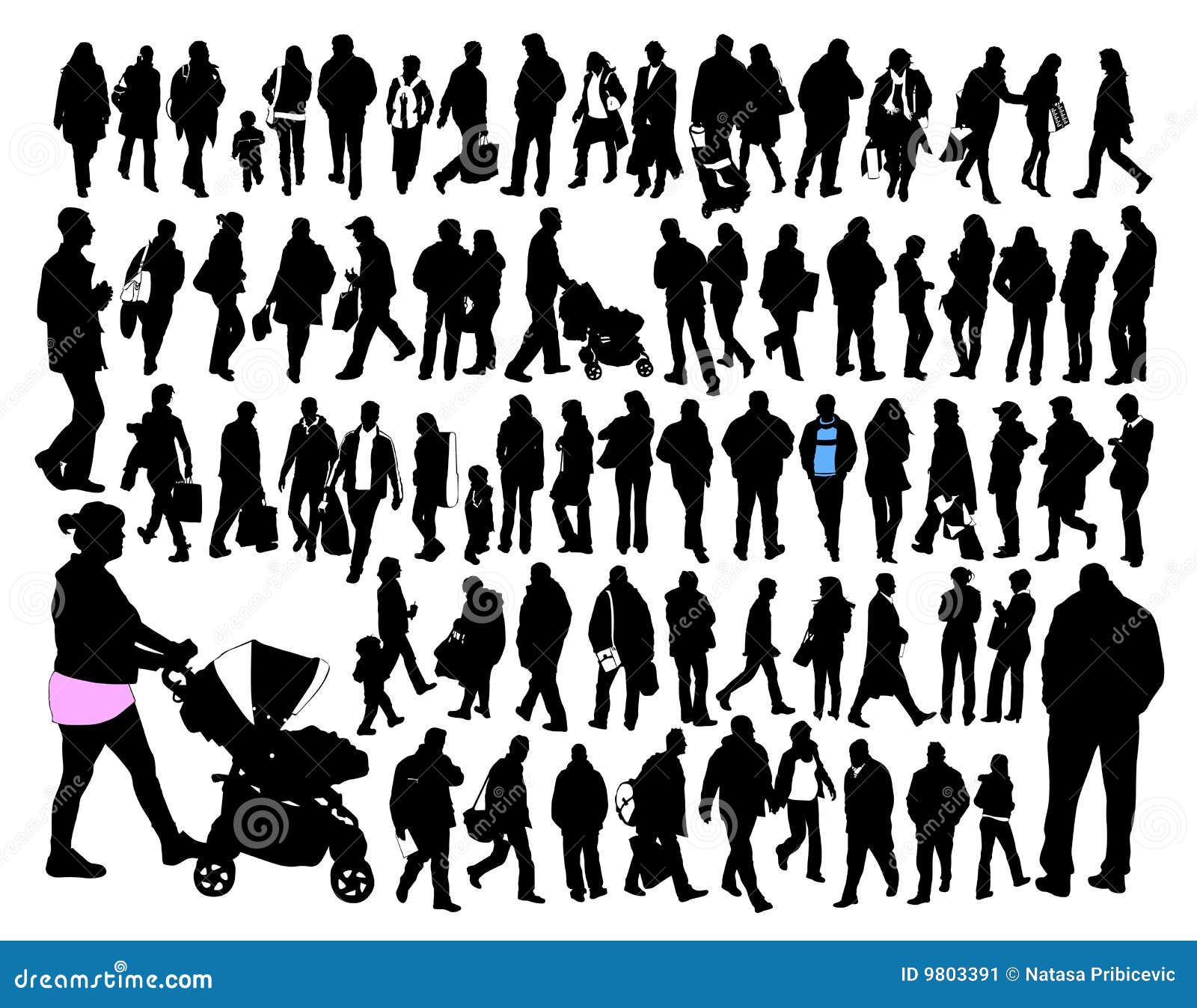 Ordinary People Cartoon Vector | CartoonDealer.com #9803391