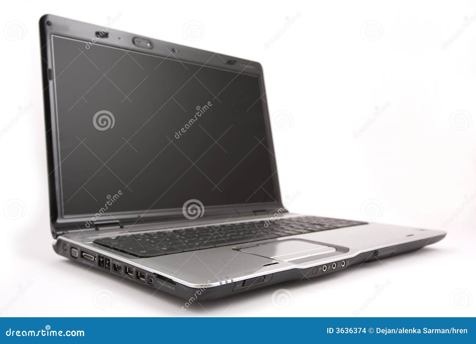 Ordinateur portable photo stock. Image du portatif, électronique - 3636374