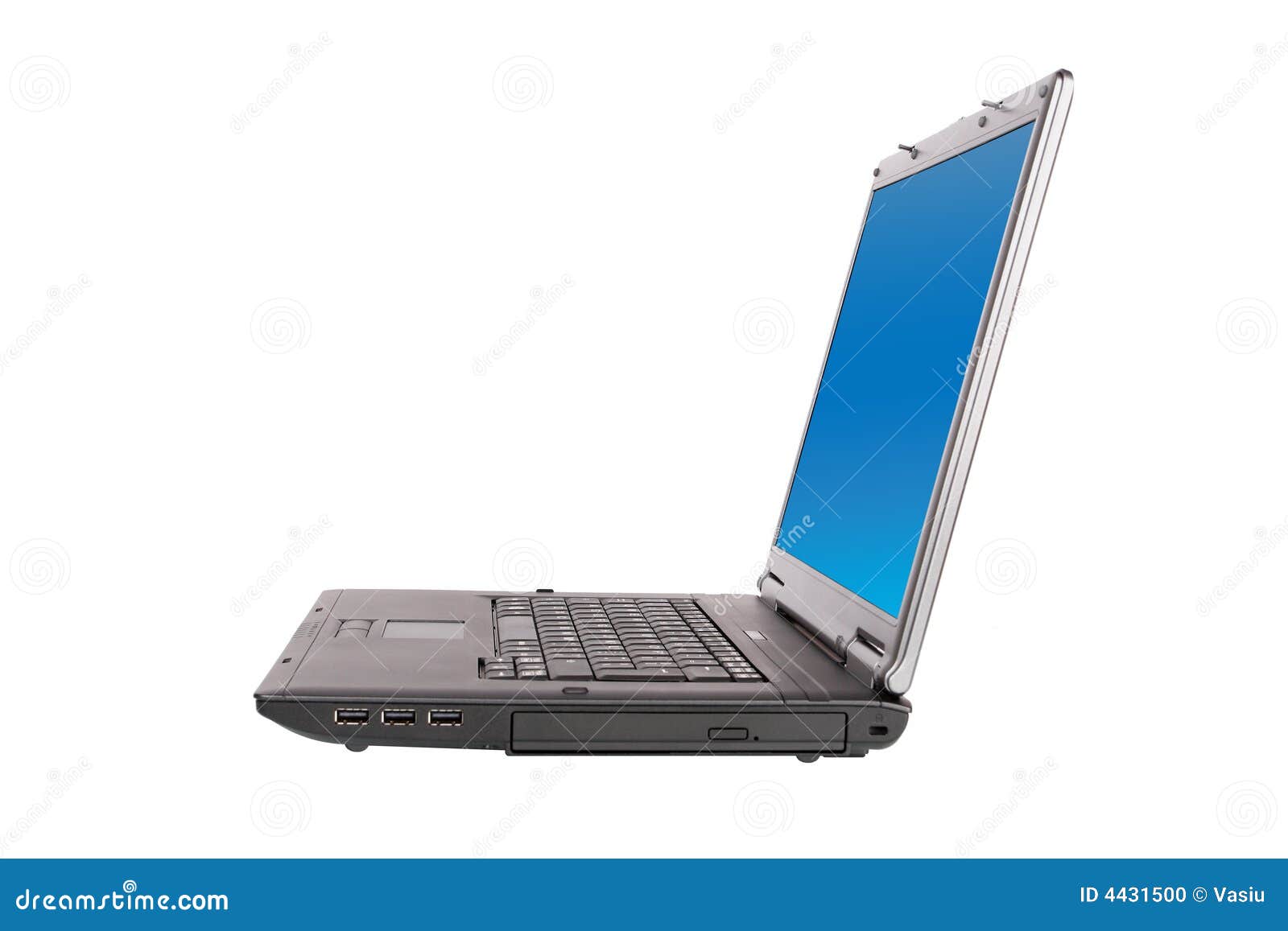 Ordinateur portatif photo stock. Image of ordinateur, compte - 4431500