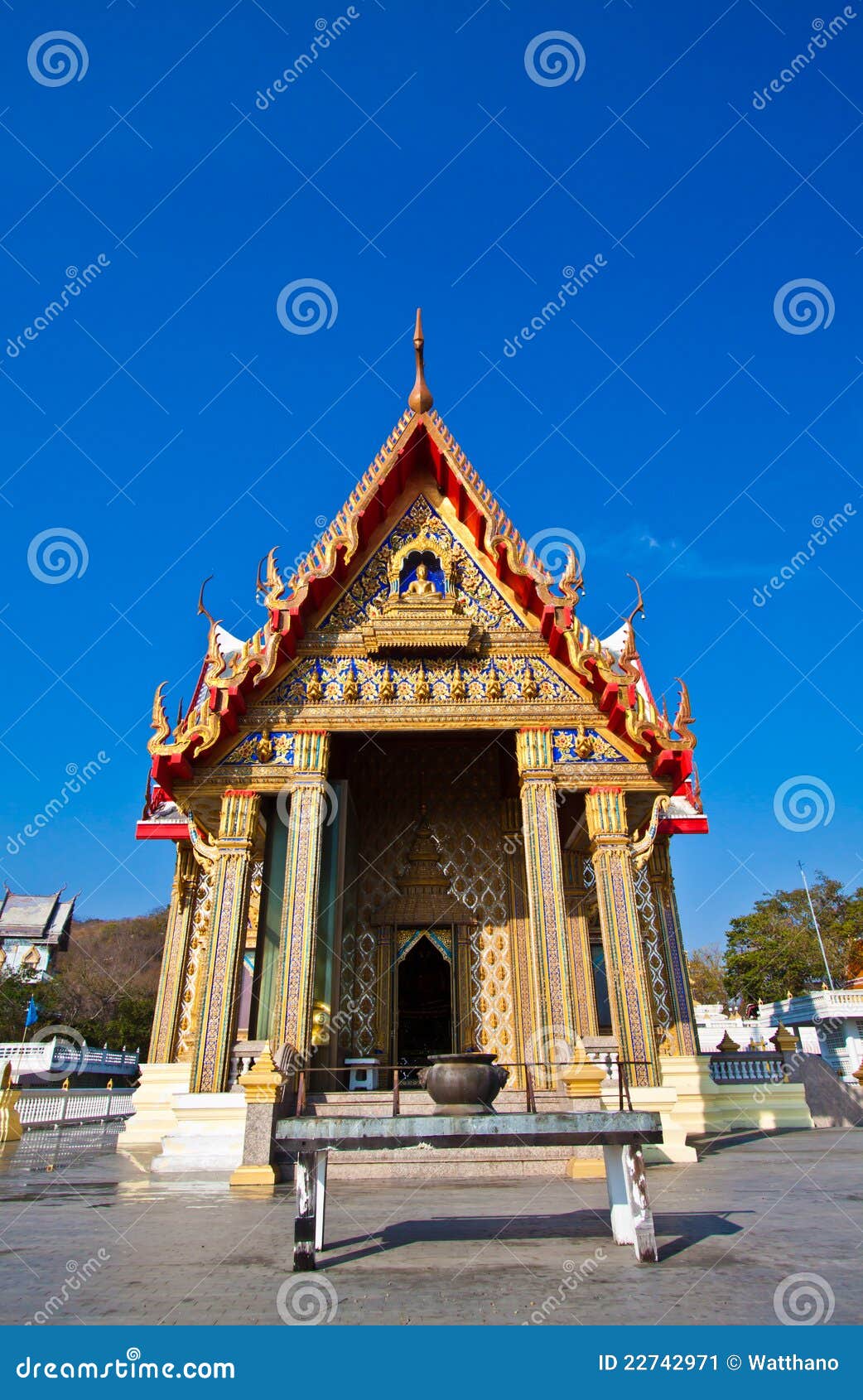 The Ordination hall stock image. Image of marble, culture - 22742971