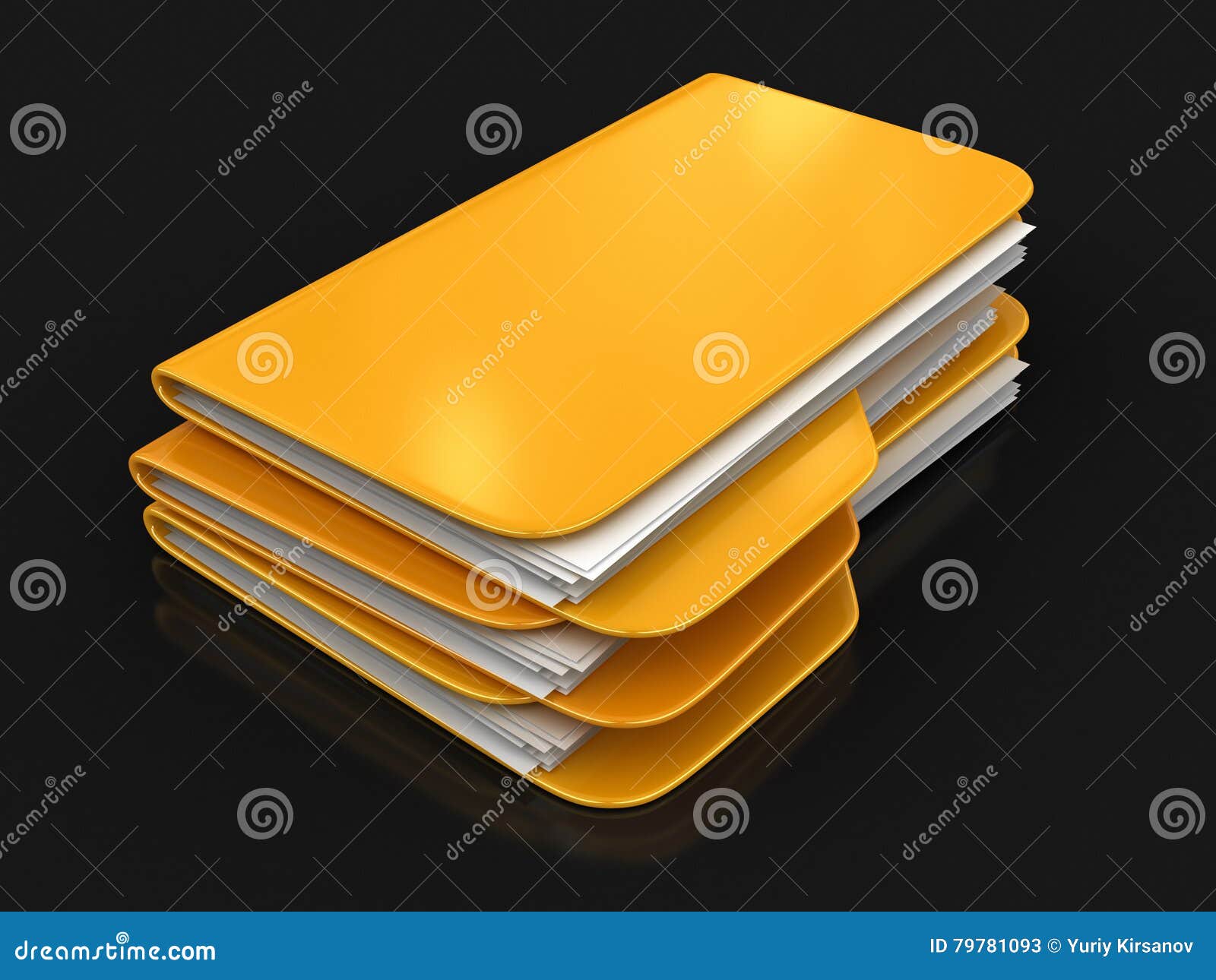 Ordner und Dateien stock abbildung. Illustration von ideen - 79781093