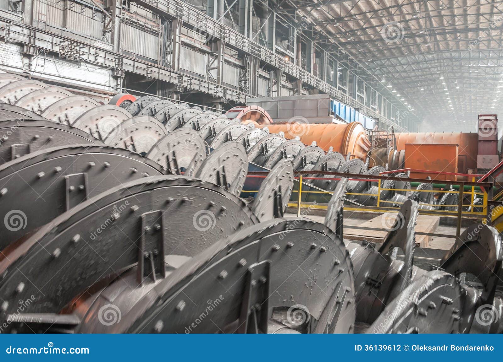 Ore-dressing and Processing Enterprise Stock Photo - Image of plant ...
