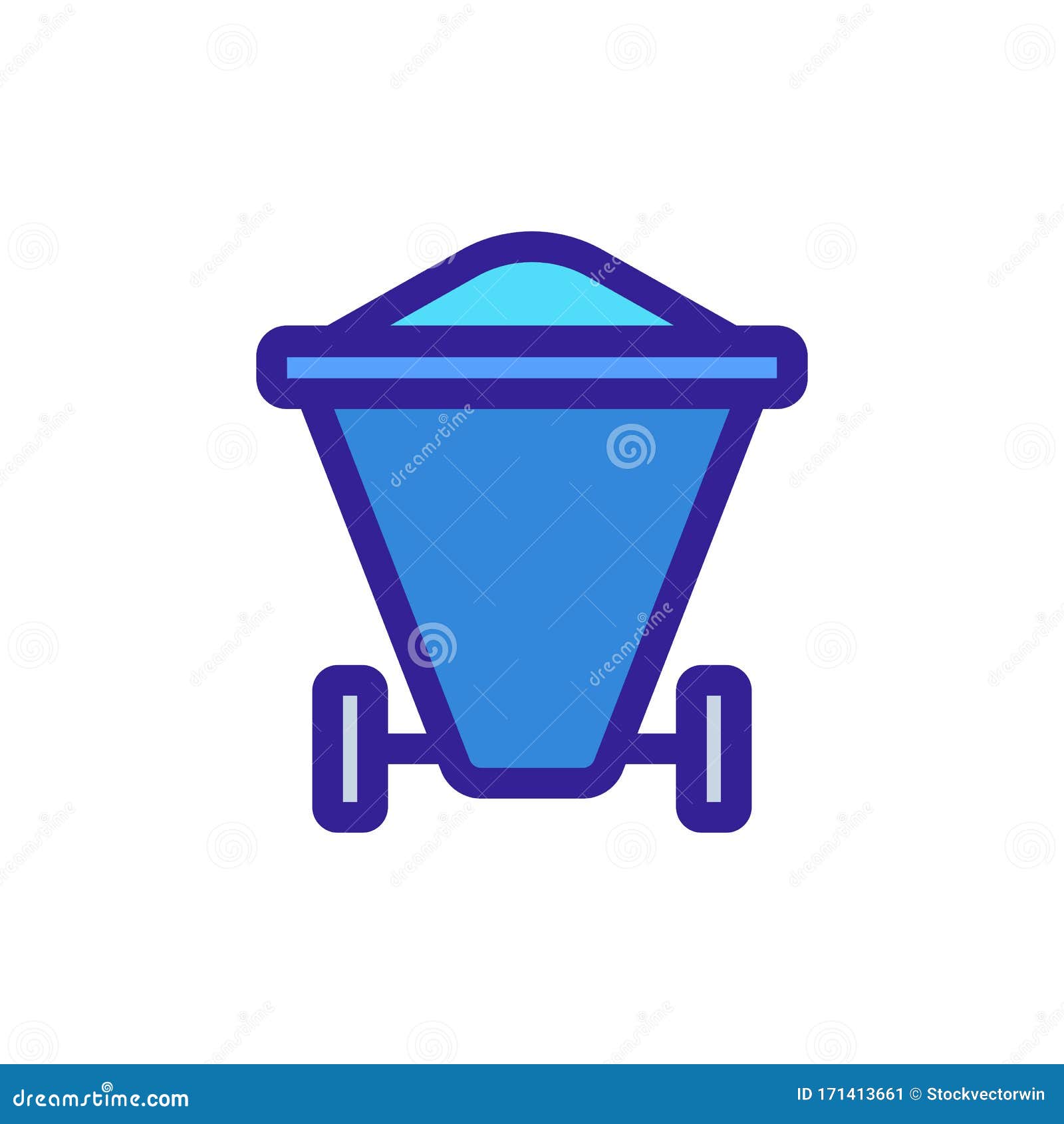 Ore Icon Vector. Isolated Contour Symbol Illustration Stock ...