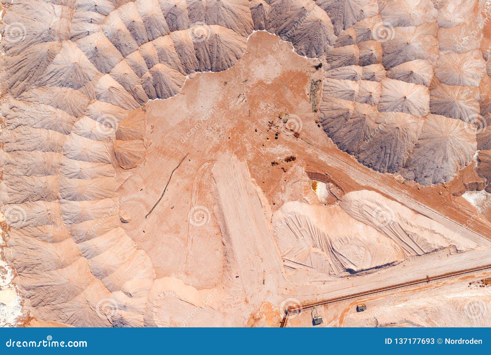 Ore Layers, Unsuitable for Production. Warehousing of Rocks with the ...